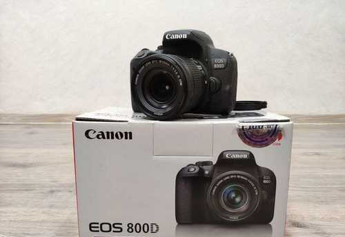 Canon 800D + 18-55mm STM как Новый 5140 Кадров