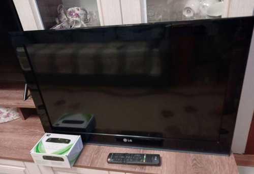 Телевизор LG 32 дюйма + тв-приставка