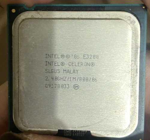 Процессор intel celeron e3200