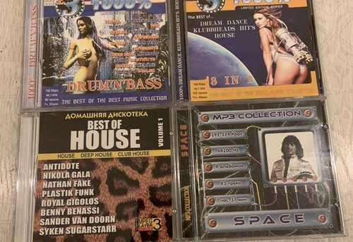 Музыкальные mp3 диски сборники Space Drum'n'bass