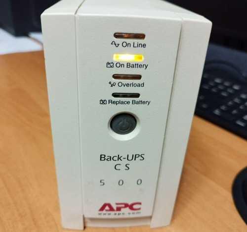 Ибп apc back ups cs 500