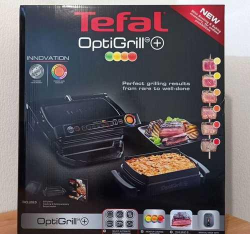 Электрогриль Tefal Optigrill  GC714834 Новая Чек