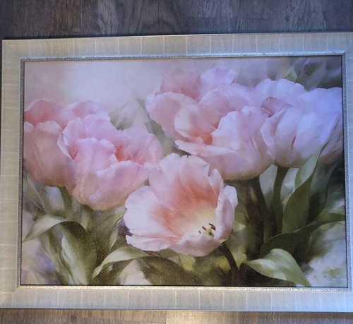 Картина Тюльпаны 79х59 см