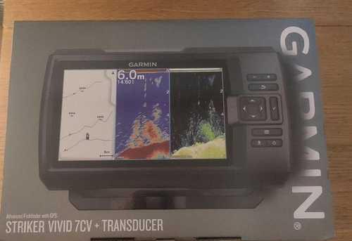 Эхолот garmin Striker vivid 7cv transducer