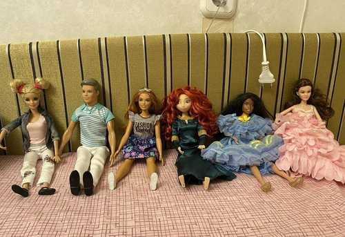 Куклы Барби, Дисней (Бель), Кен и одежда