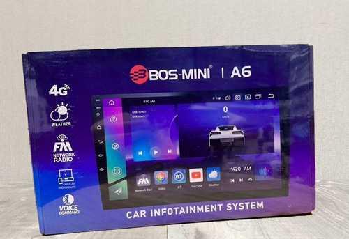 Автомагнитола Bos-mini A6 2/32,4/64,6/128, +SIM