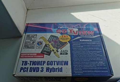 Gotview PCI DVD 3 Hybrid TV-тюнер для оцифровки VH