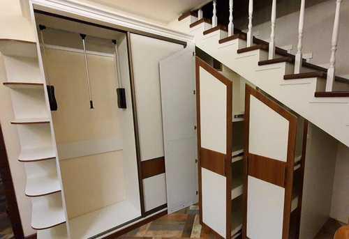 Шкаф под лестницу изготовление под заказ