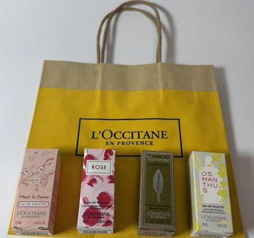 Loccitane набор 4 миниатюр Локситан без спрея