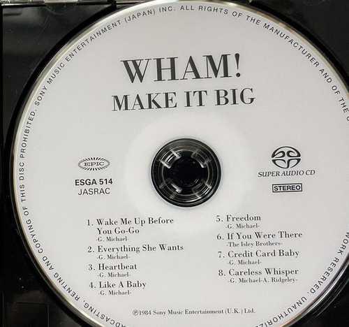 Wham Make IT Beat sacd esga514 Japan OBI