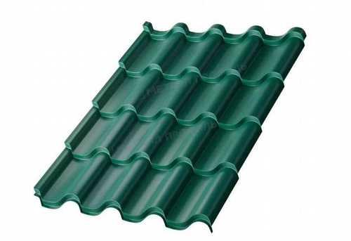 Металлочерепица Монтерроса-ML 0.5 Purman RAL 6005