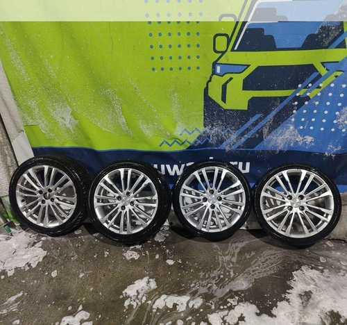 Литье диски r17 4x100 с резиной