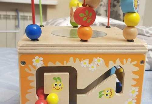 Развивающие игрушки для малышей бизиборд бизикуб