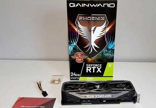 Видеокарты Gainward RTX 3090 124мх новые