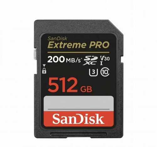 Карта памяти, флешка SanDisk 512 GB Extreme Pro