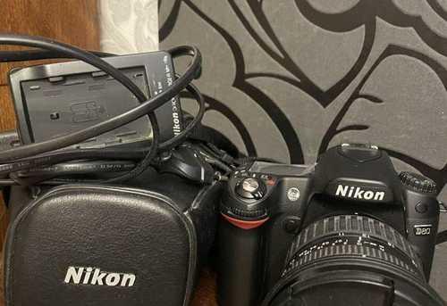 Зеркалка фотоаппарат nikon D80