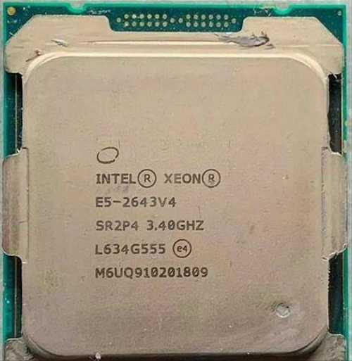 Xeon e5 2643v4 6 ядер 3.4-3.7Ghz 20mb 135w