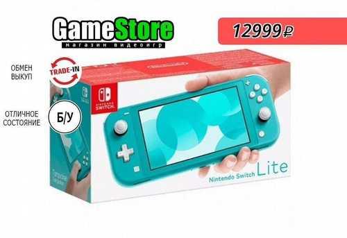 Nintendo Switch Lite 32 гб, без игр, бирюзов б/у