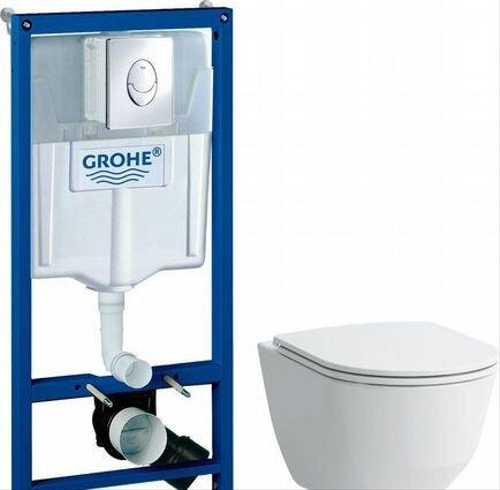 Комплект Инсталляция Grohe Rapid SL 3 в 1 с кнопко