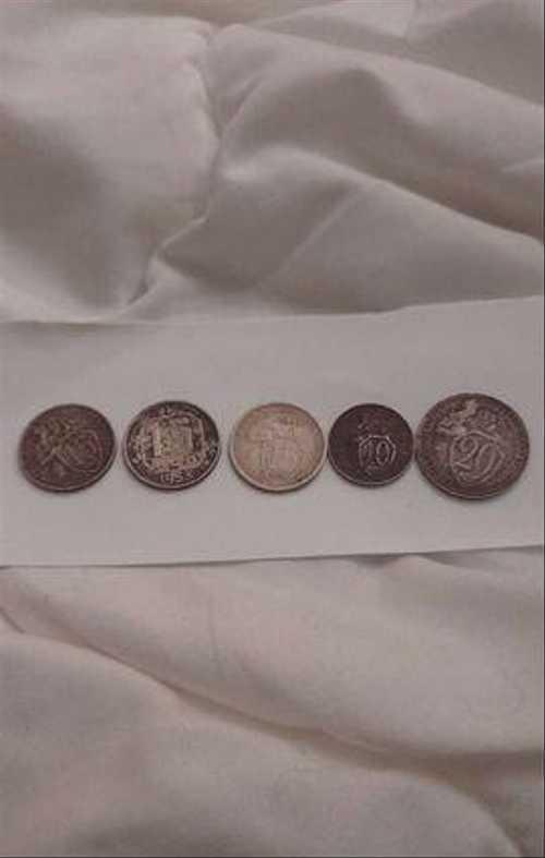Монеты СССР Щитовик 10,15,20 копеек