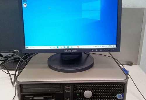 Компьютер dell 755 с монитором