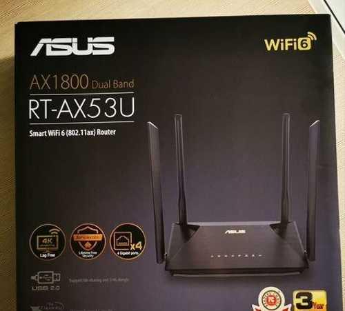 Роутер asus RT-AX53U. Использовался пару месяцев