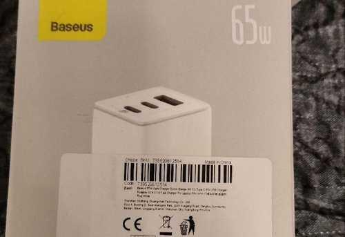 Зарядное устройство Baseus Gan5 Pro 2c+usb 65w