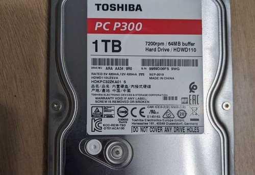 Жесткий диск 1 тб Toshiba PC p300