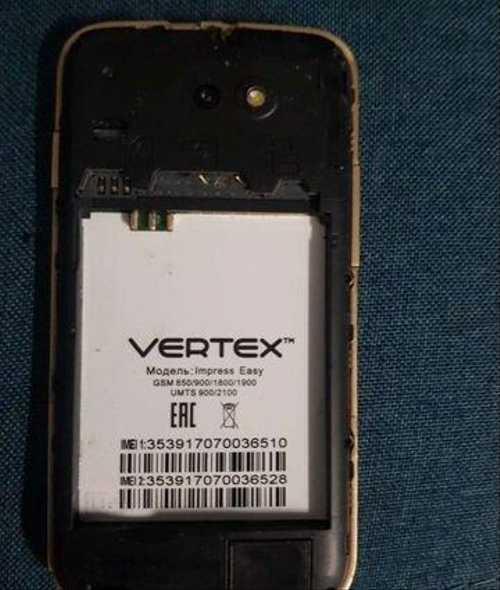 Мобильный телефон vertex