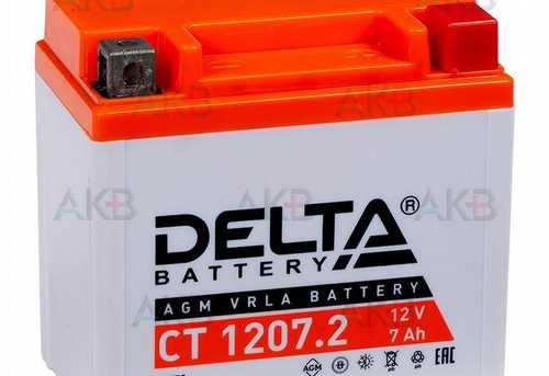 Аккумулятор для мопеда и скутера Delta CT 1207.2 7