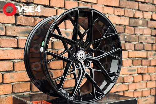 NEW # Разноширы # HRE FF10 R19 5x112 Gloss Black