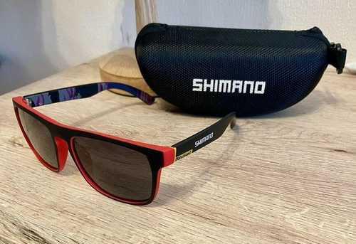 Поляризационные очки для рыбалки в футляре Shimano