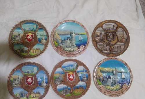 Настенная тарелка с видами Крыма сувенир