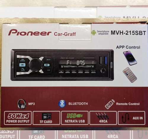 Магнитола pioneer 1din с Bluetooth (Новая)