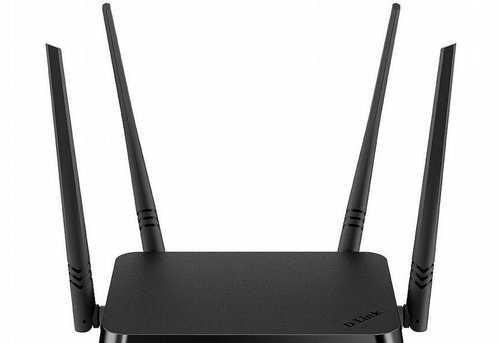 Wi-Fi роутер D-Link DIR-825/RU/I1A, черный