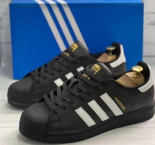 Мужские Кеды Adidas Superstar Black (41-45)