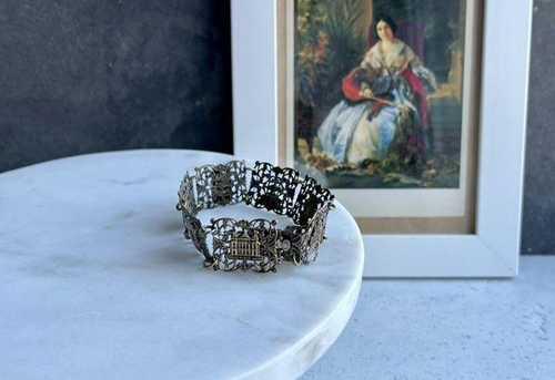 Старинный элегантный ажурный браслет “Paris”