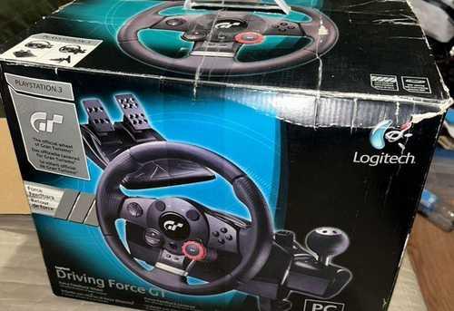 Руль logitech driving force GT