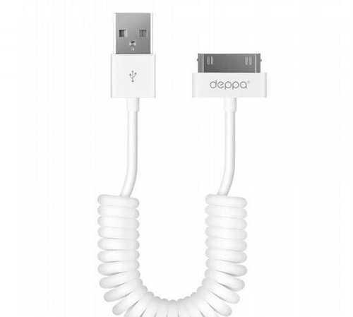 Кабель Deppa Data cable USB - 30-pin for Apple, б