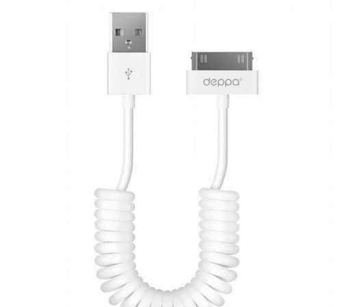 Кабель Deppa Data cable USB - 30-pin for Apple, б