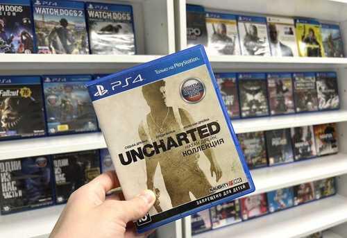 Игра диск ps4 ps5 uncharted / анчартед коллекция