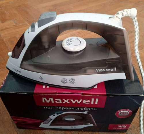 Утюг новый Maxwell паровой