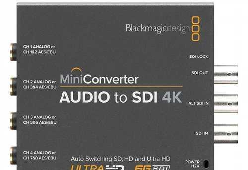 Mini Converter – Audio to SDI 4K Blackmagic convmc