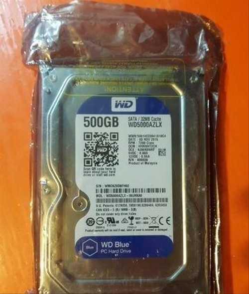 Жесткий диск WD Blue 500гб (WD5000azlx)