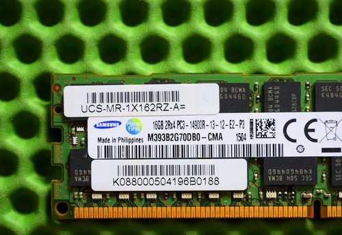 16GB DDR3 ECC samsung 1866 2 шт