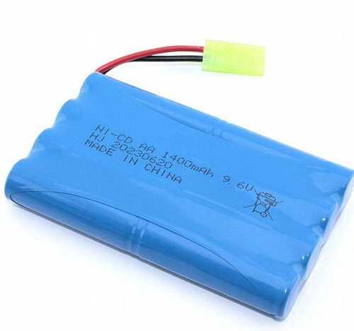 Аккумулятор Ni-Cd 9,6V 1400mAh AA Flatpack Tamiya