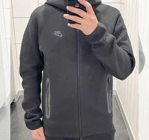 Худи nike tech fleece 2024 черное