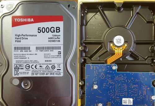 Жесткий диск 500Gb Toshiba P300 hdwd105uzsva