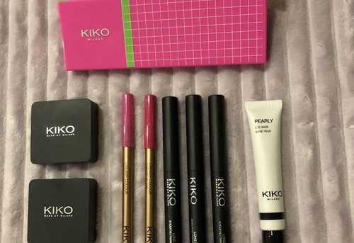 Kiko milano - тени, румяна, база для век