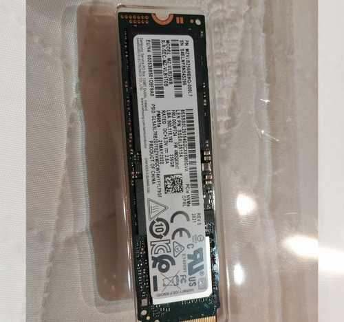 Накопитель ssd nvme samsung 256gb